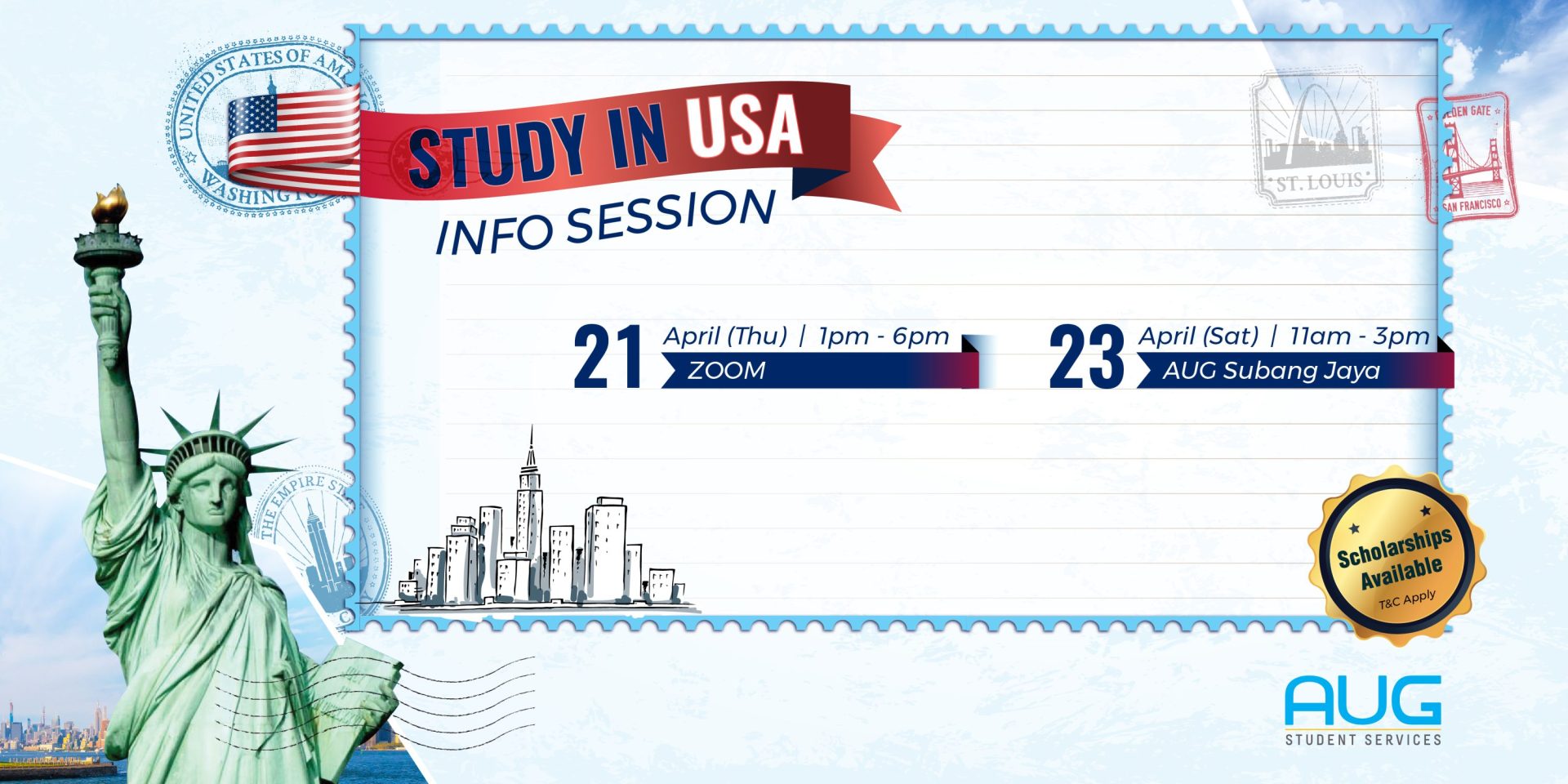 5 Steps to study in USA - AUG Student Services