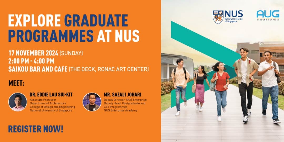 [AUG Manila] National University of Singapore (NUS) Information Session ...