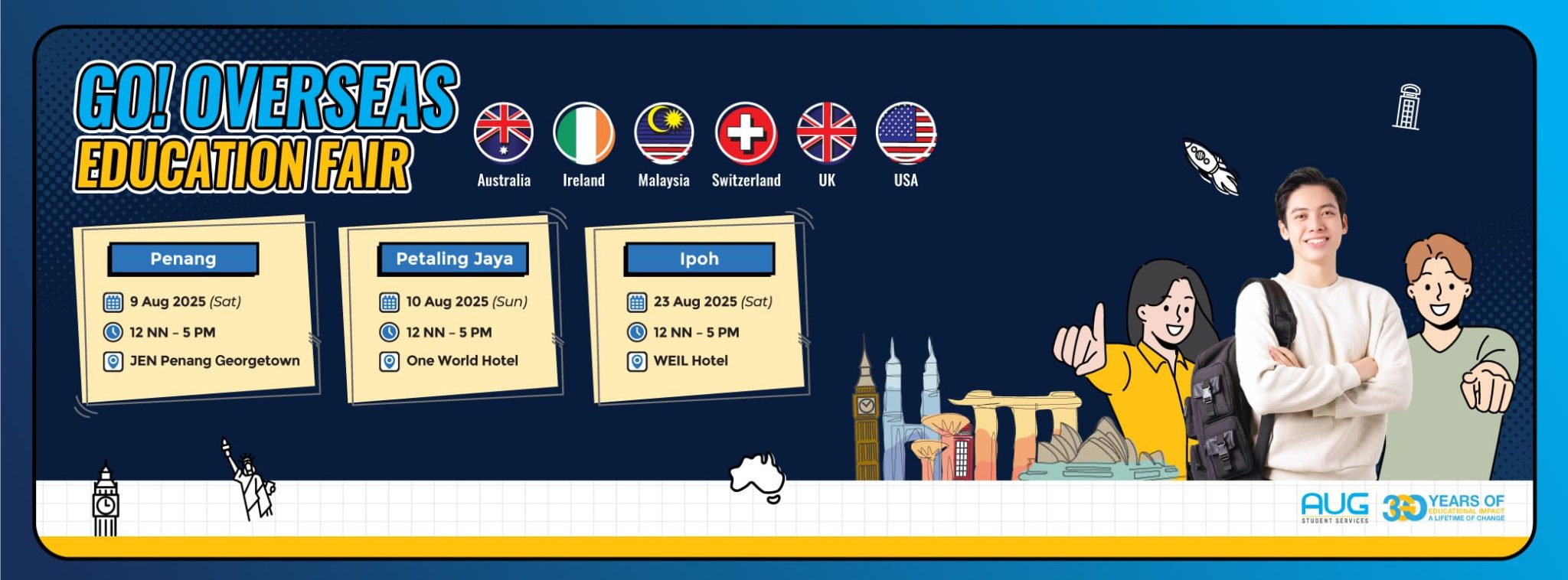 [AUG Malaysia] Go! Overseas Education Fair - AUG Student Services